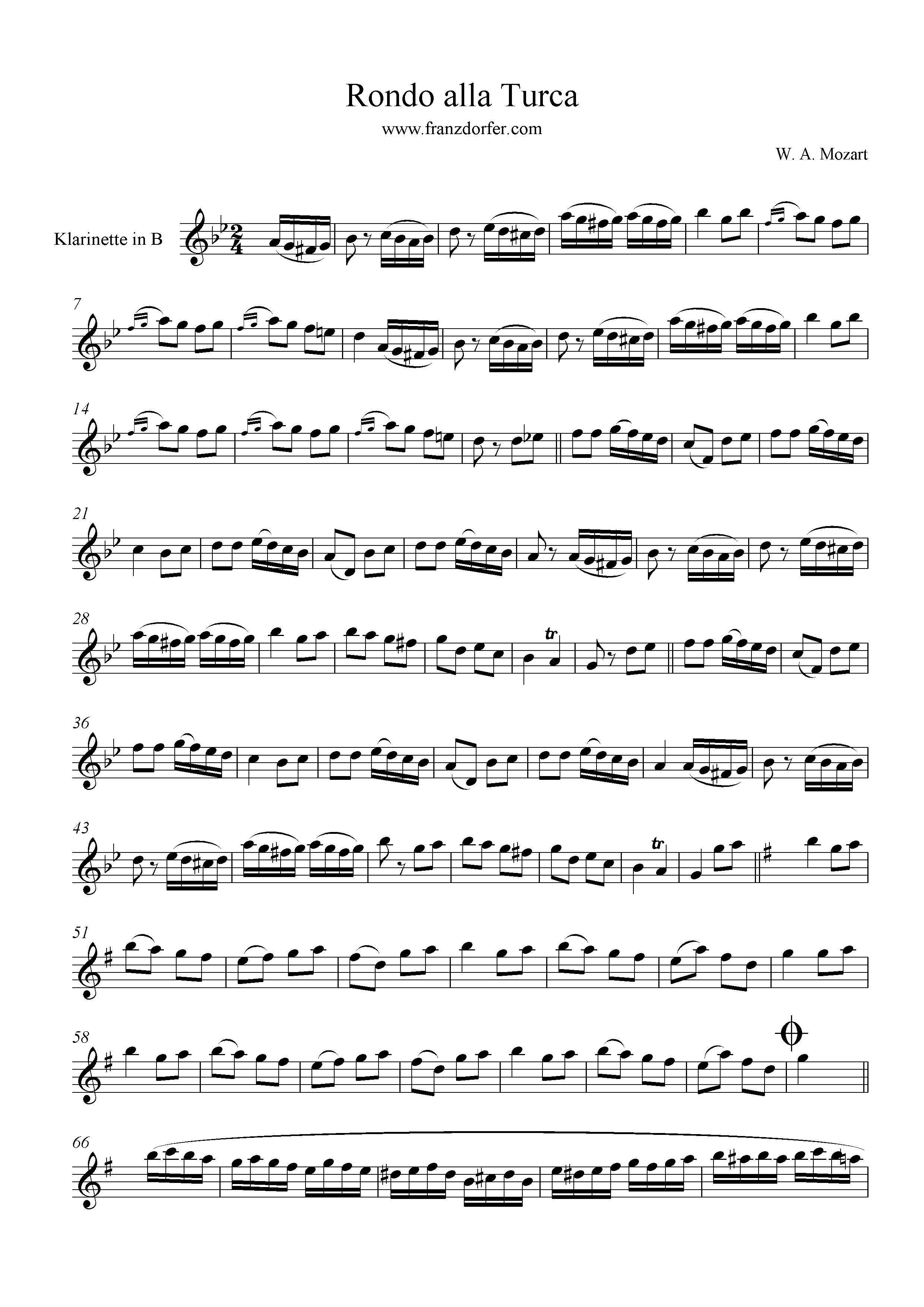 Rondo alla turca