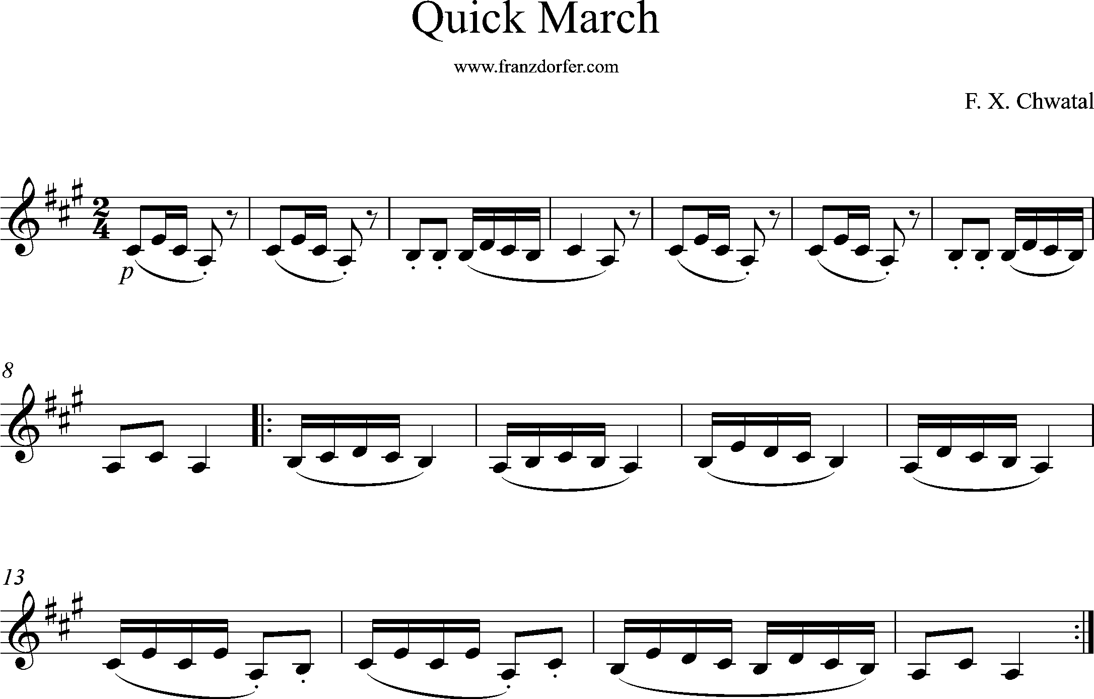 Quick March- A