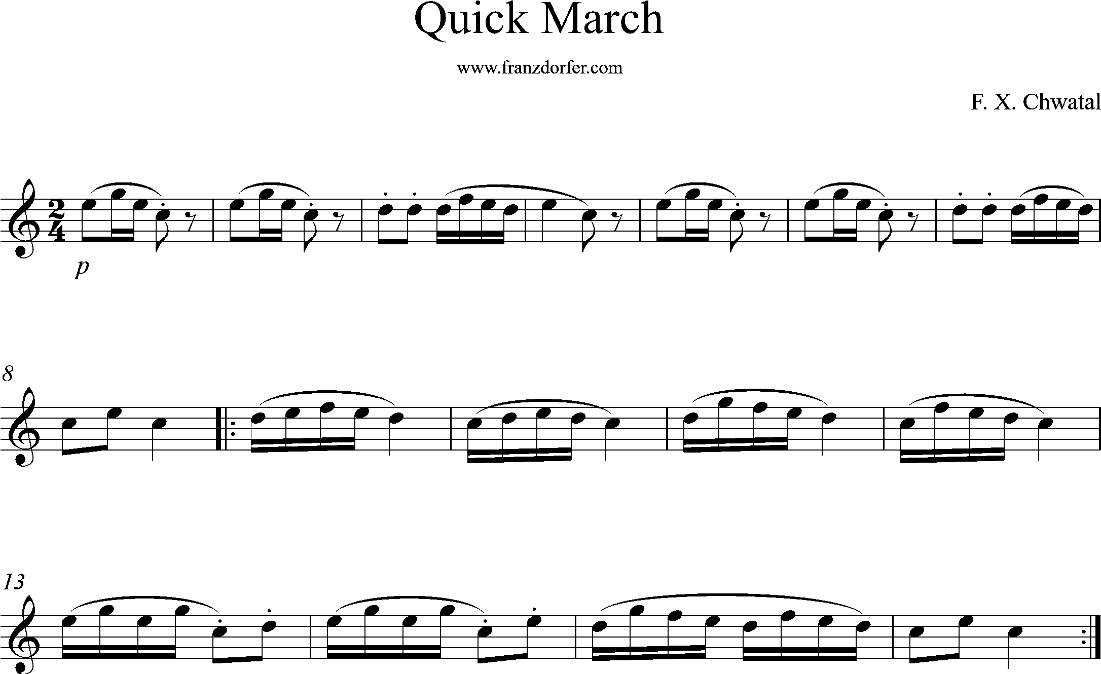 Quick March- C