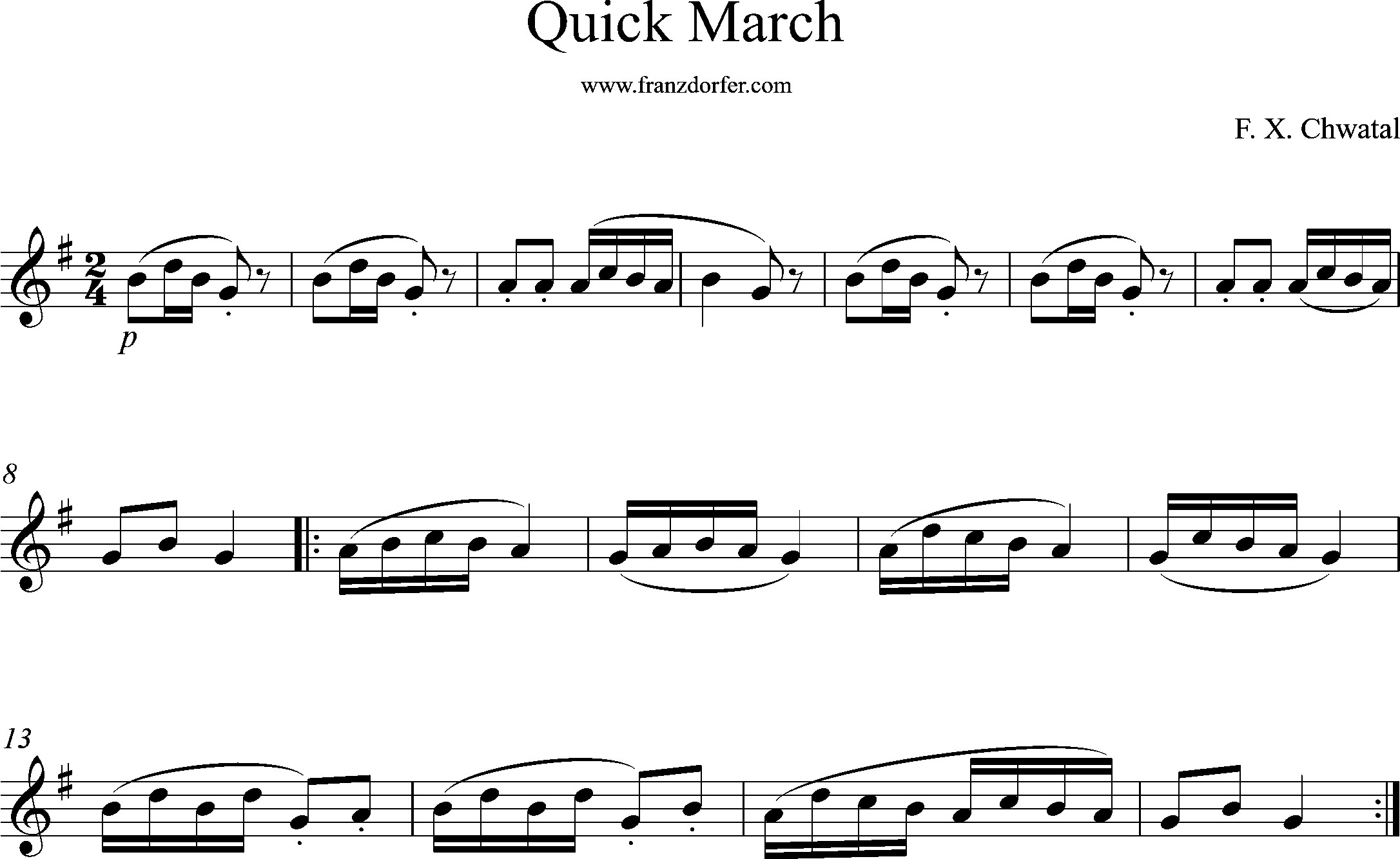 Quick March- G