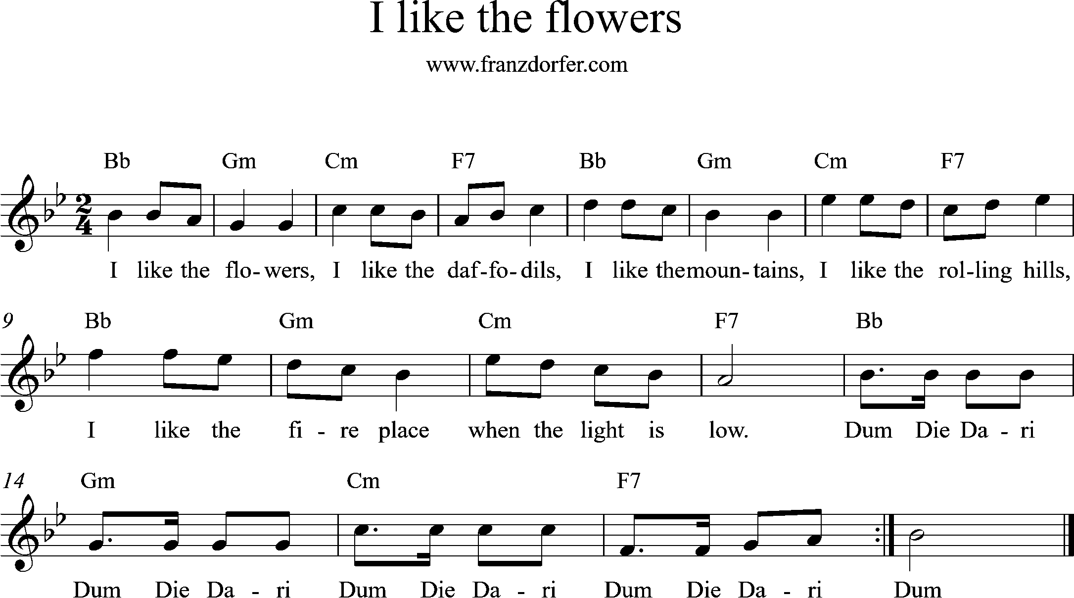 Flute - I like the Flowers