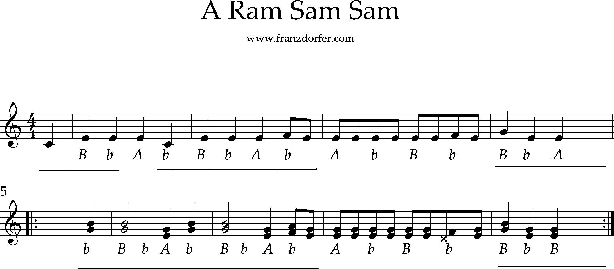 A Ram Sam Sam