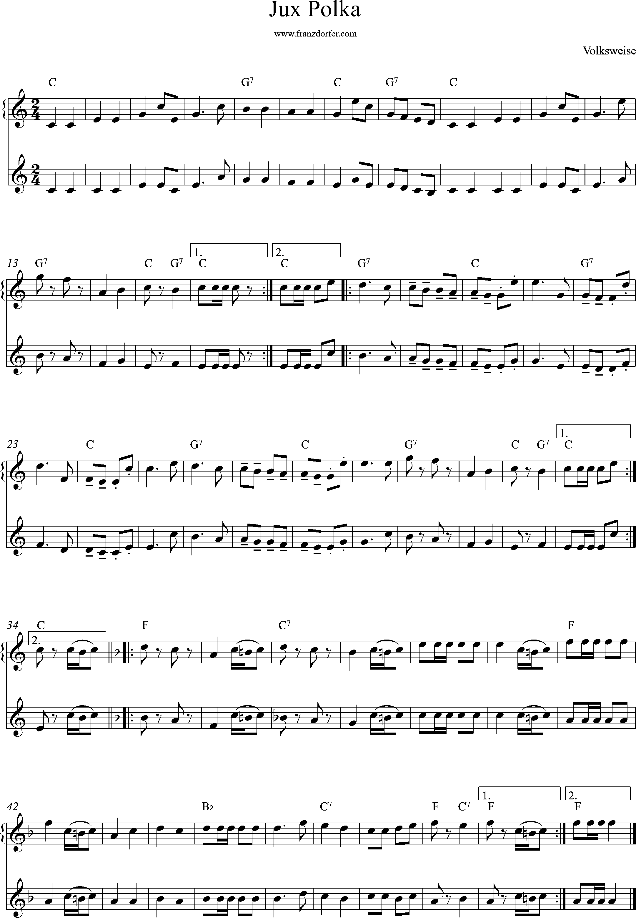 Jux Polka2-Trompeten-Duo