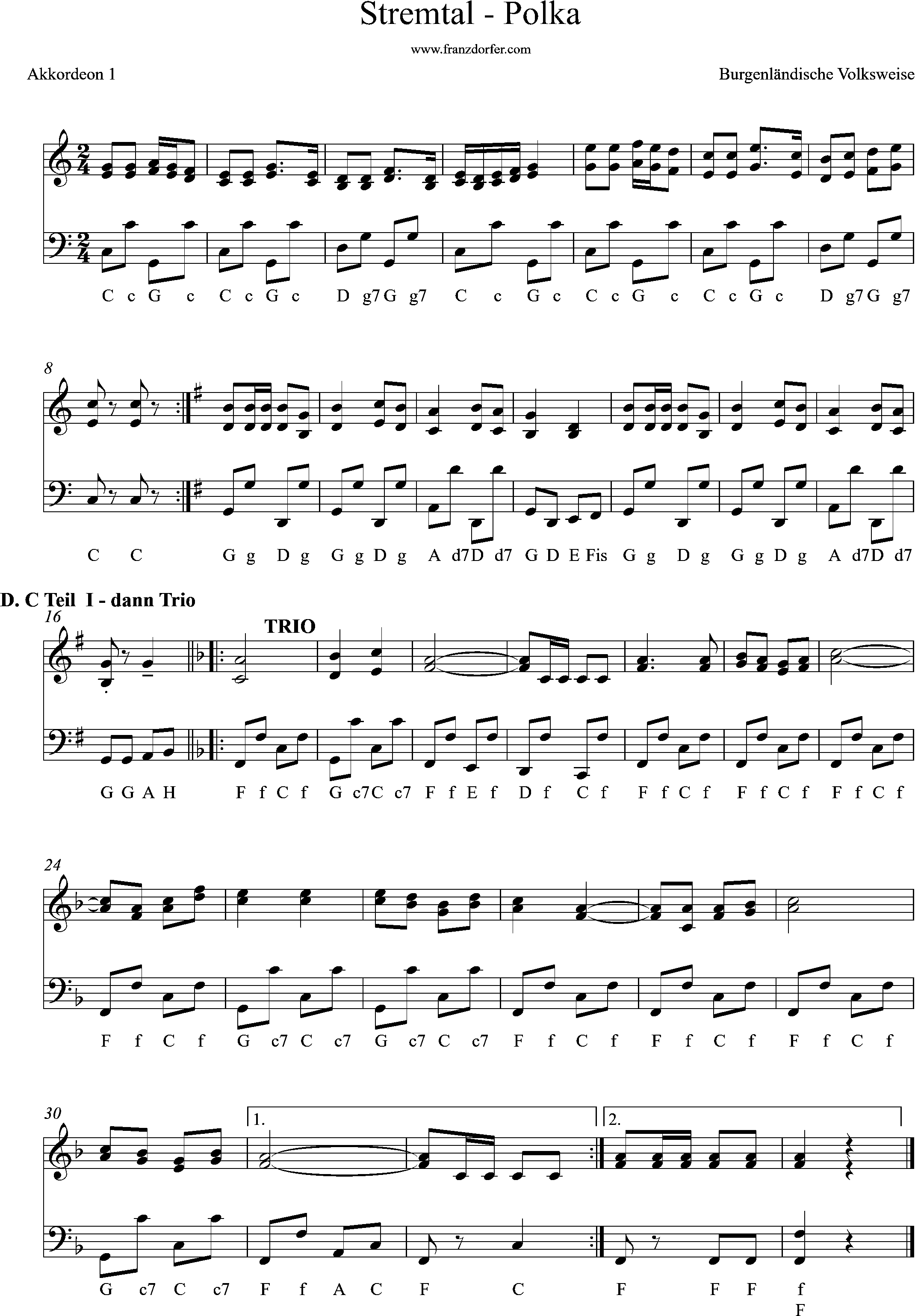 Stremtal - Polka-Blockfl