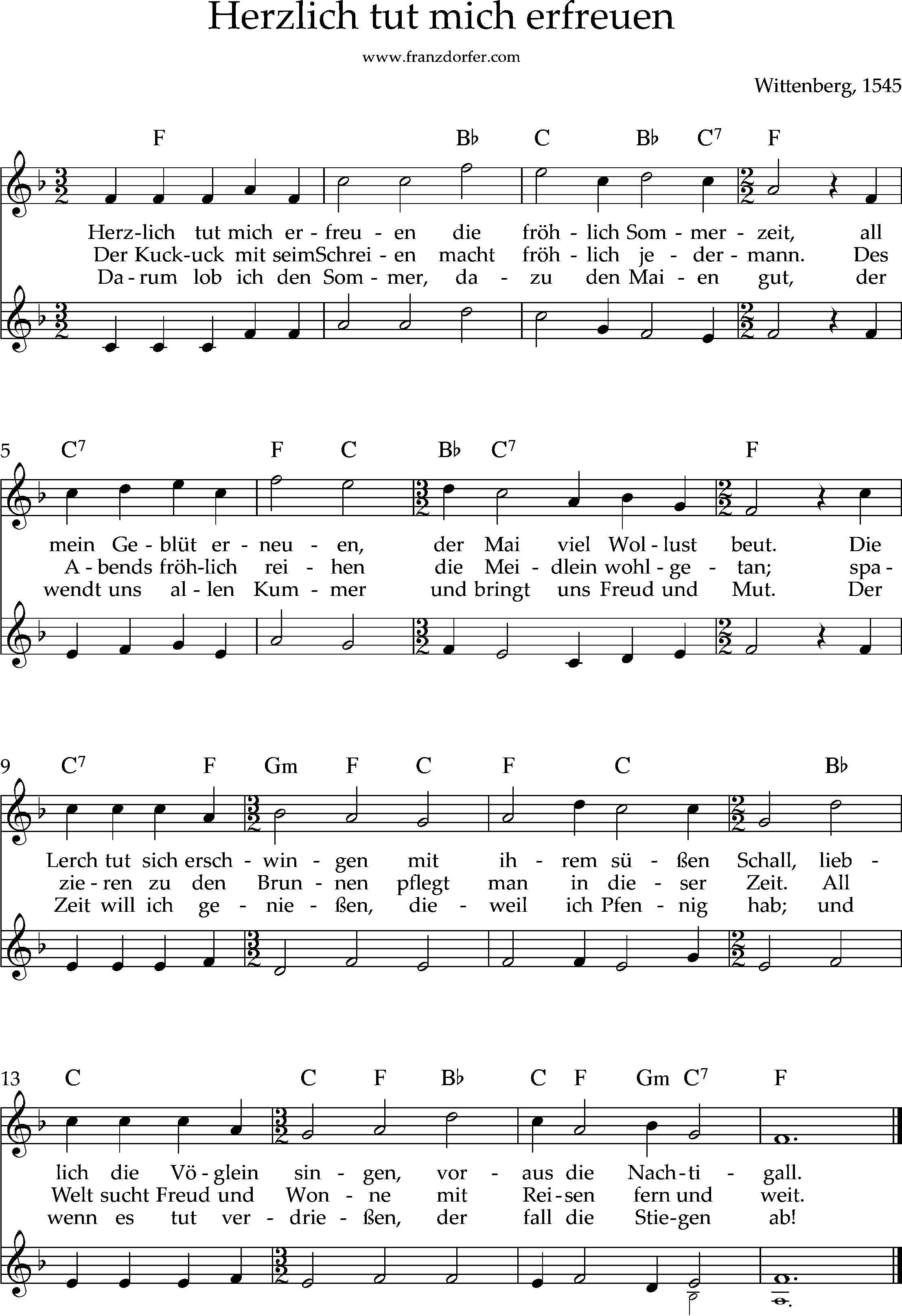 Herzlich tut mich erfreuen