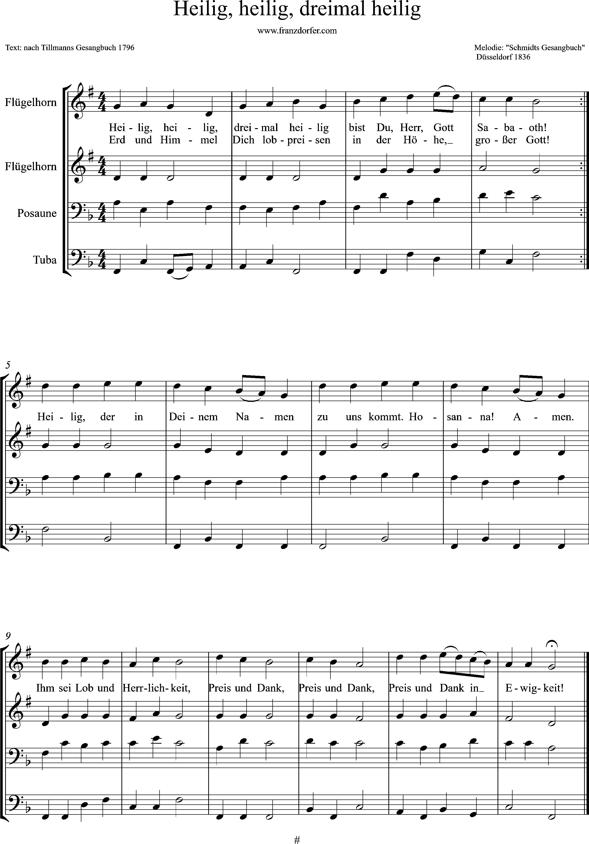 Heilig, heilig, dreimal heilig