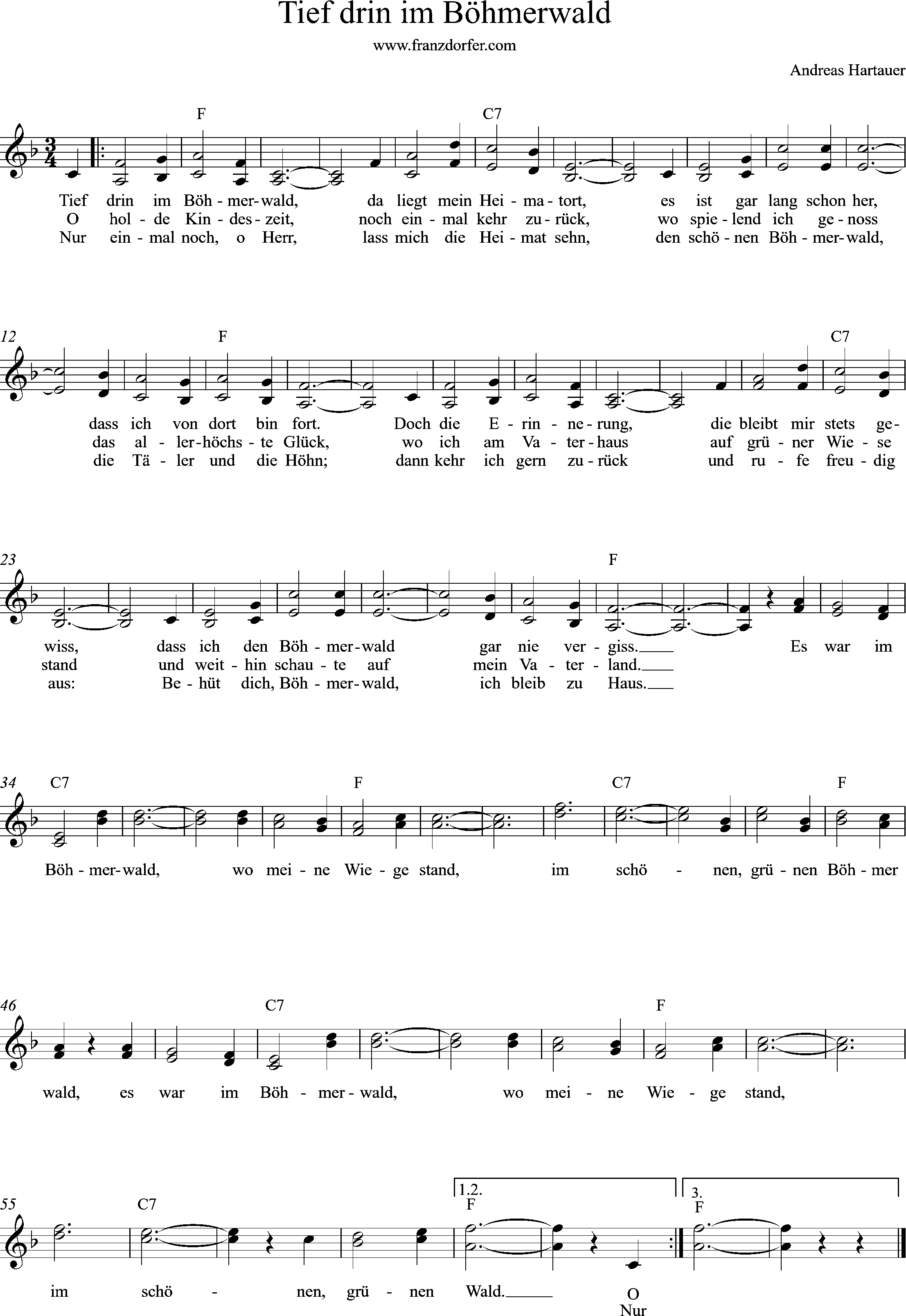 Tief drin im Böhmerwald