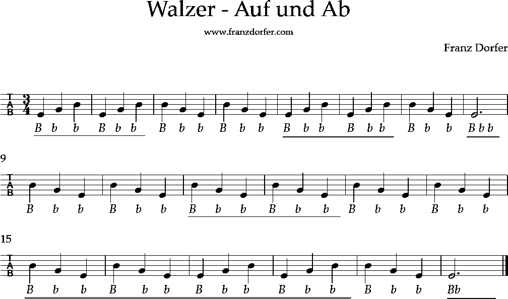 Walzer - Auf und Ab-steirische