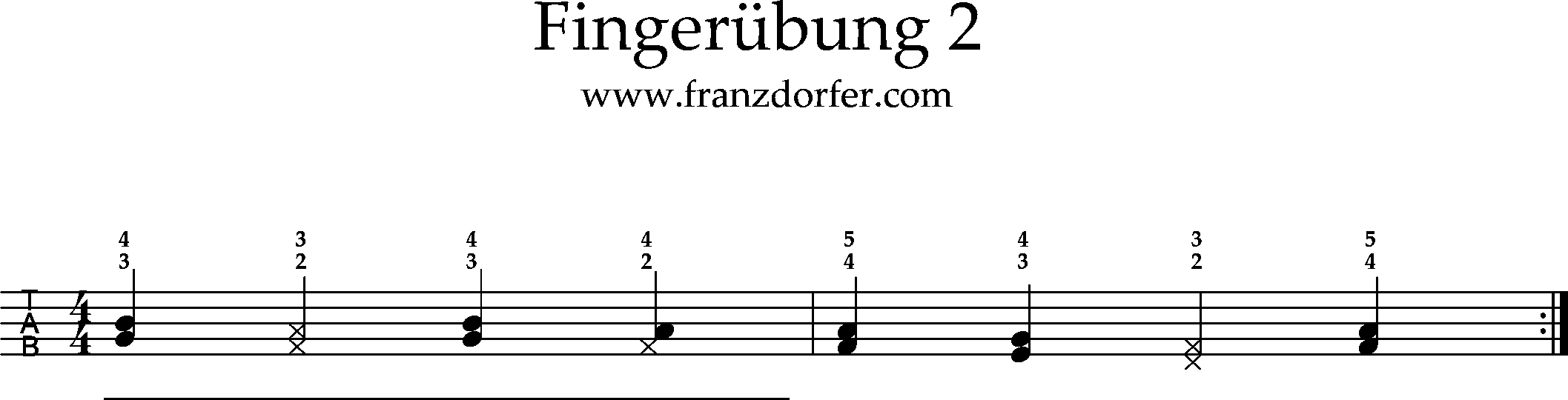 Fingerübung 2