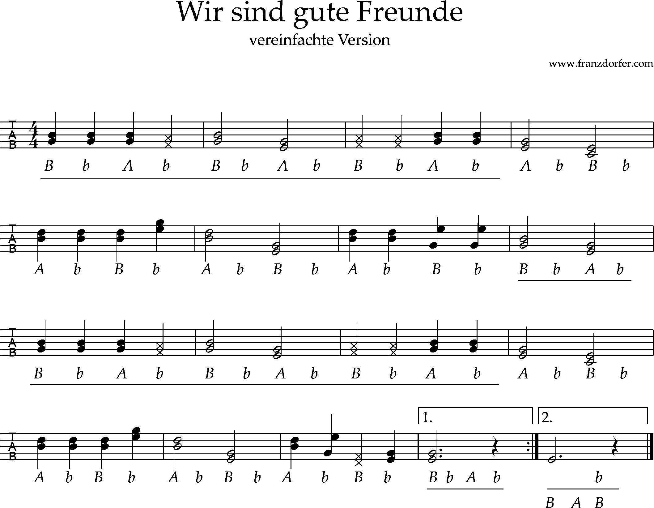 Wir sind gute Freunde