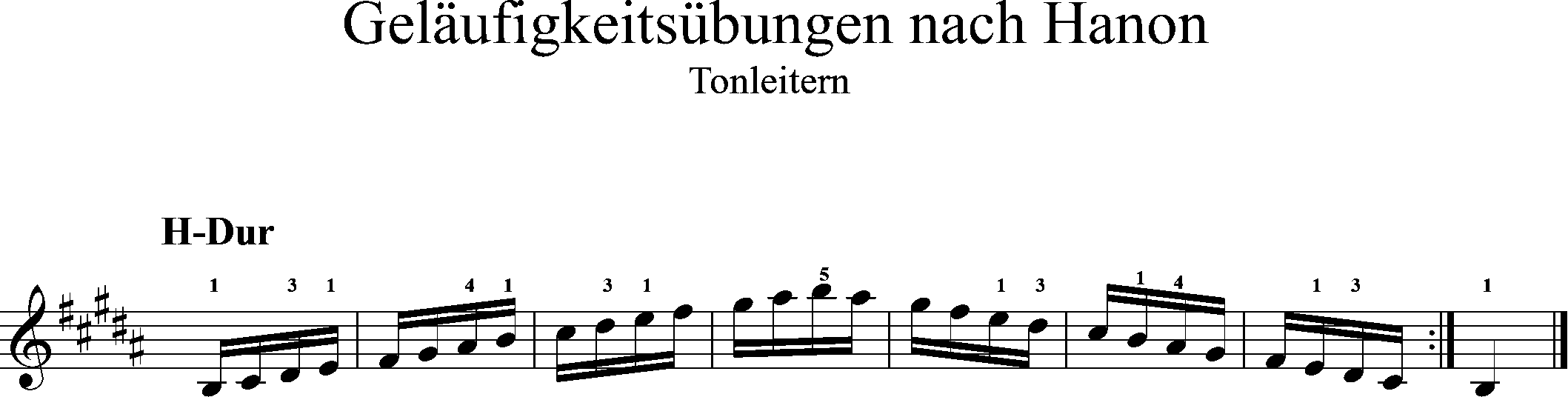 Hanon-Gelaeufigkeitsuebungen-39-H-Dur
