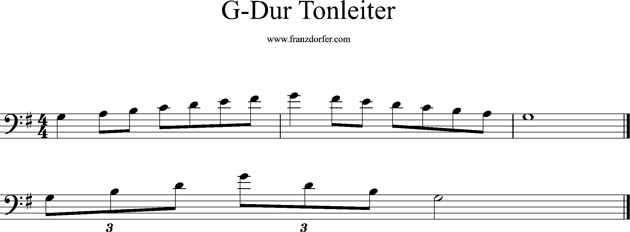 g-dur-tonleiter-bass-