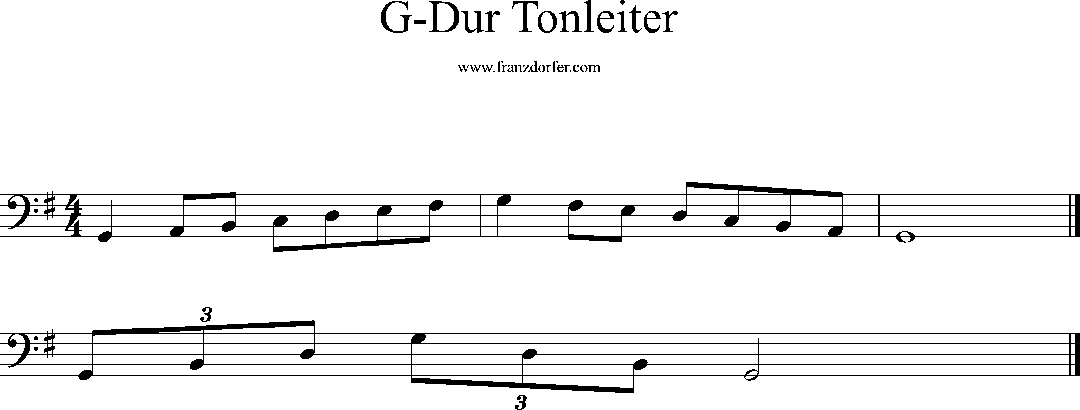 g-dur-tonleiter-bass-